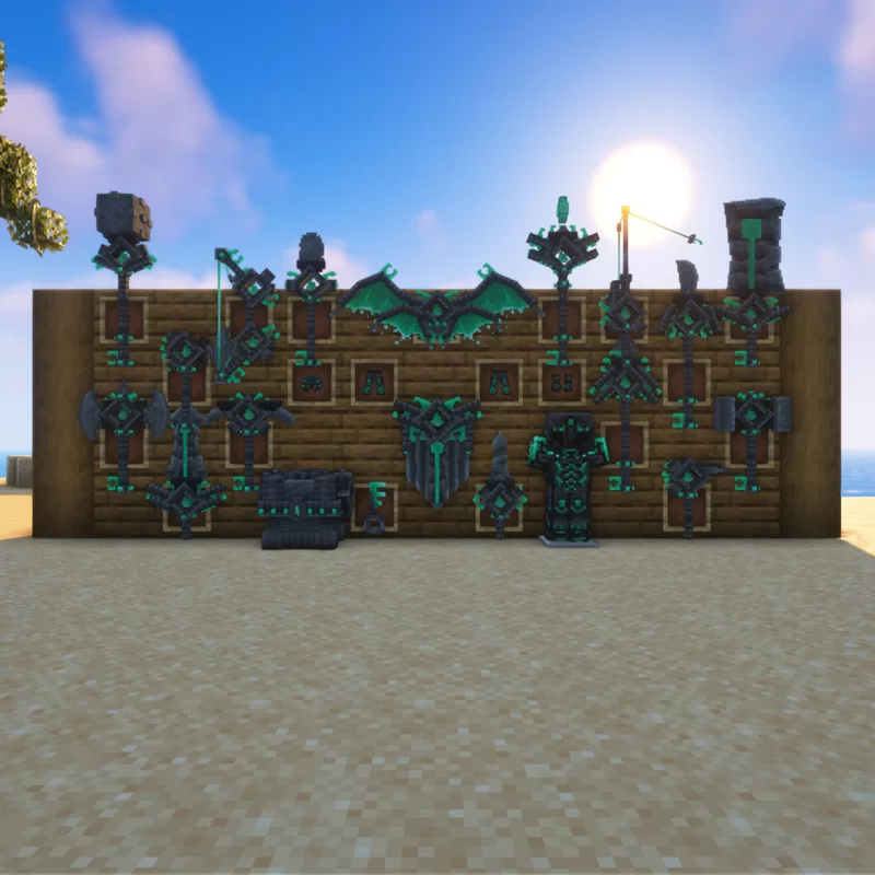 Stone Graveyer Animated Weapon Set Minecraft Texture Pack