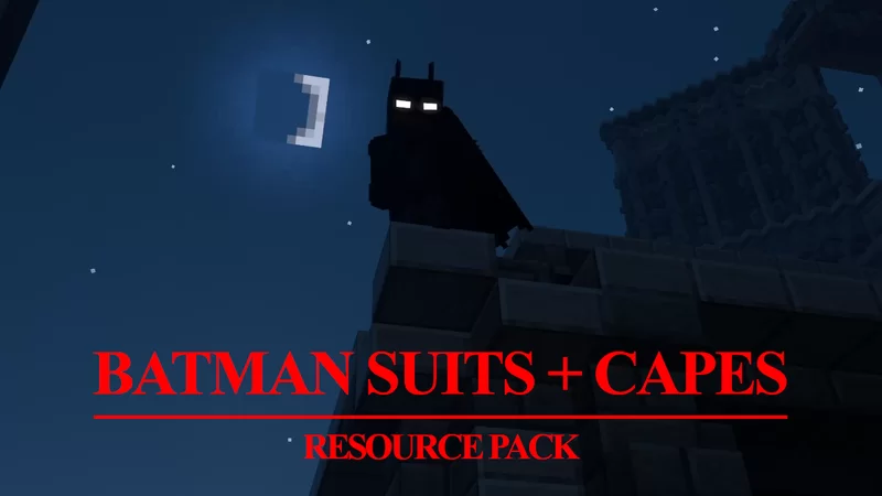 Batman Suits + capes Minecraft Texture Pack