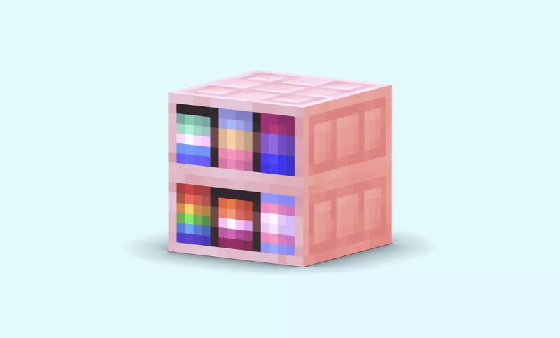 🏳️‍🌈 Pride Chiseled Bookshelf Retexture Minecraft Texture Pack