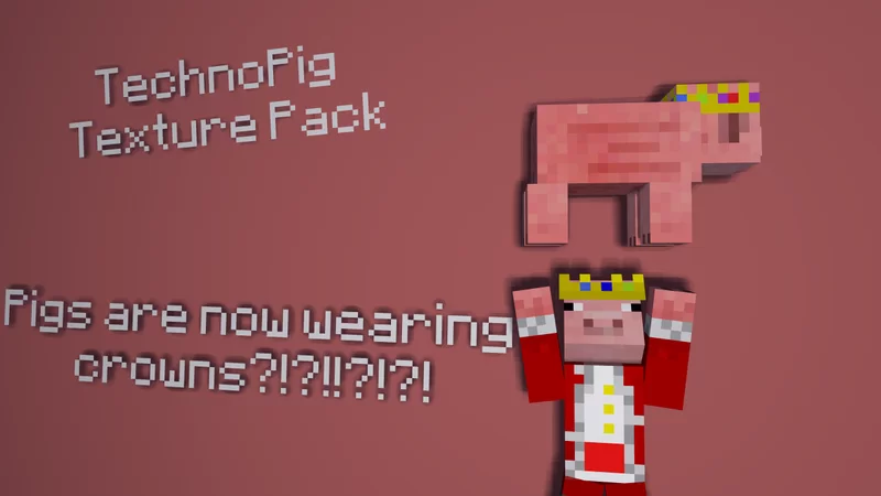 TechnoPig 16x Texture pack Minecraft Texture Pack