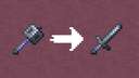 Mace to Sword Minecraft Texture Pack