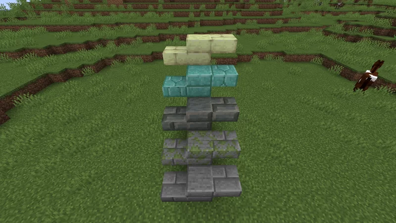 Emancipated brick double slabs Minecraft Texture Pack