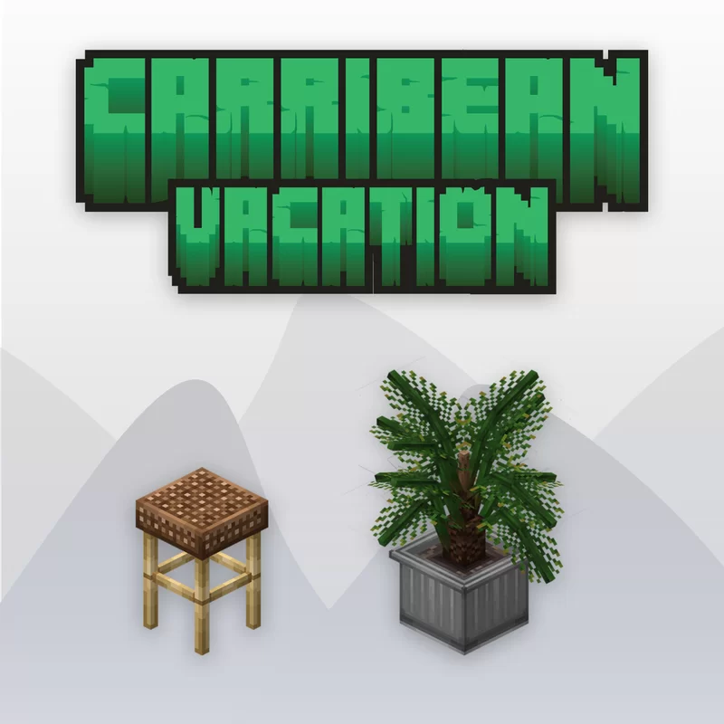 Carribean Vacation Decoration Minecraft Texture Pack