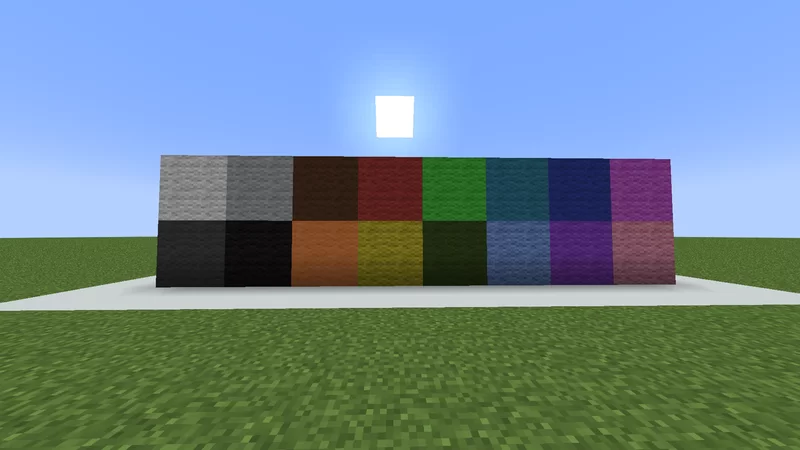 Pre 1.12 Wool Colors For 1.21+ Minecraft Texture Pack