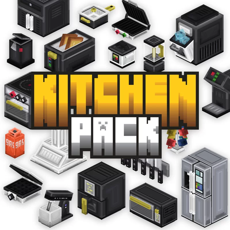 Kitchen Appliances Decoration Minecraft Texture Pack