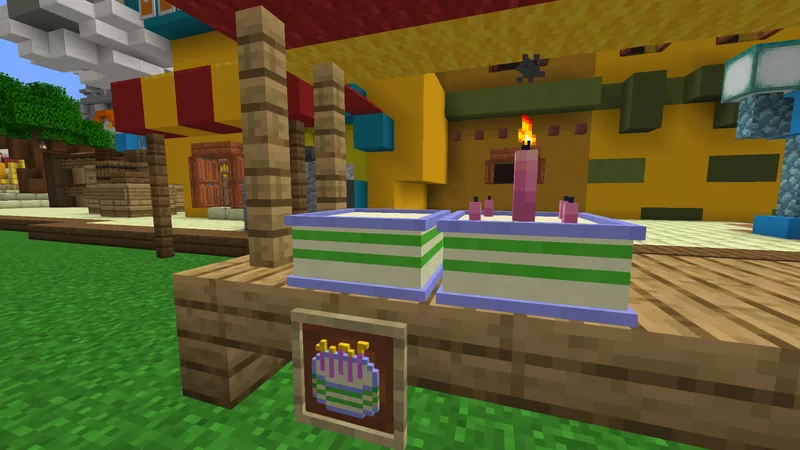 Toontown Birthday Cake Minecraft Texture Pack