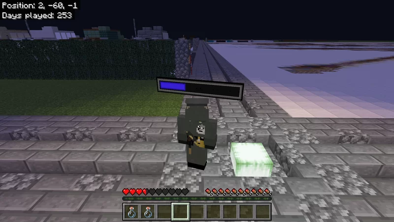 Hp Bar Texture -Blue- Minecraft Texture Pack