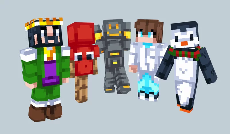 Marketplace skins (hive style) (for practise) (: Minecraft Texture Pack