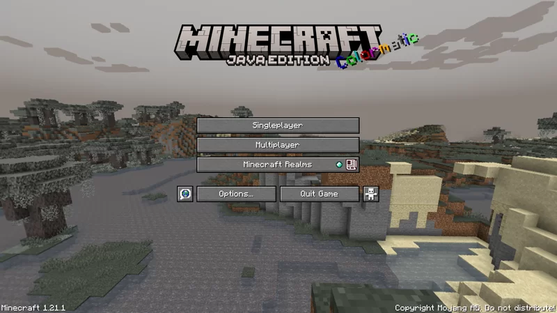 A classic panorama in the style of a pale garden. 1.21.4 Minecraft ...