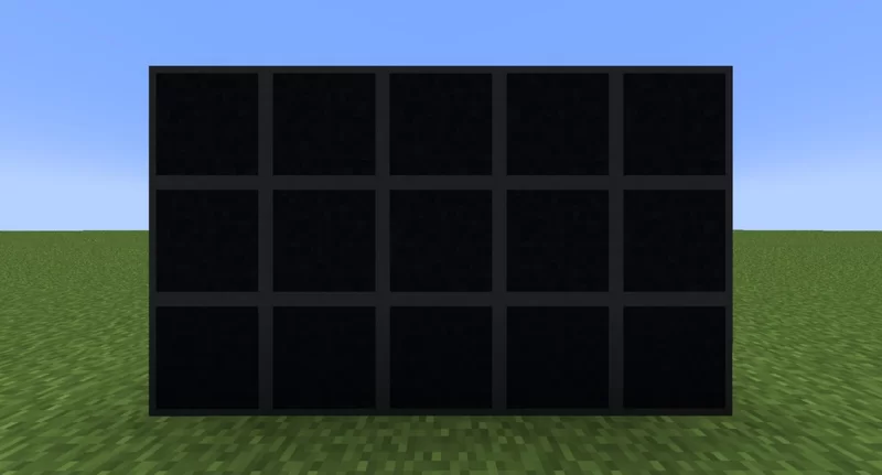 Outlined black concrete Minecraft Texture Pack