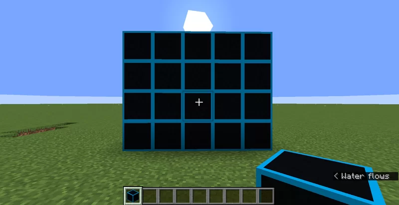 Black Concrete Border Minecraft Texture Pack