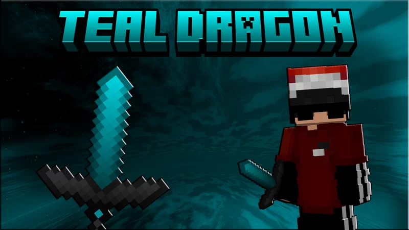 Teal Dragon Minecraft Texture Pack