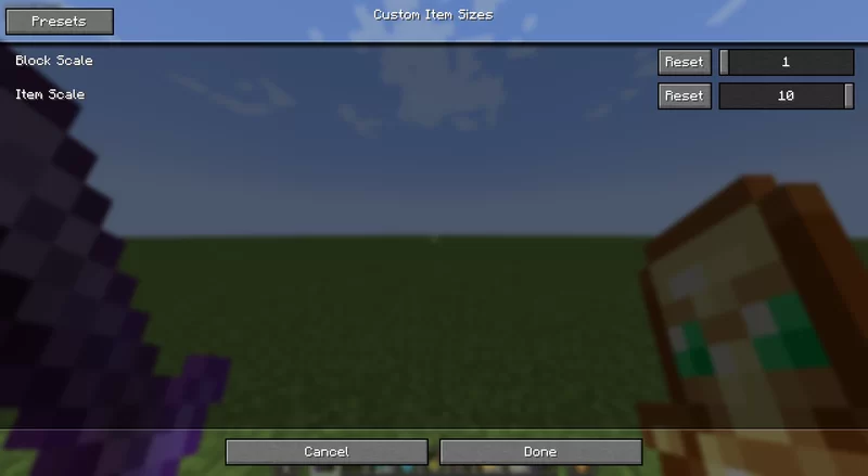 Scalable Items Minecraft Texture Pack