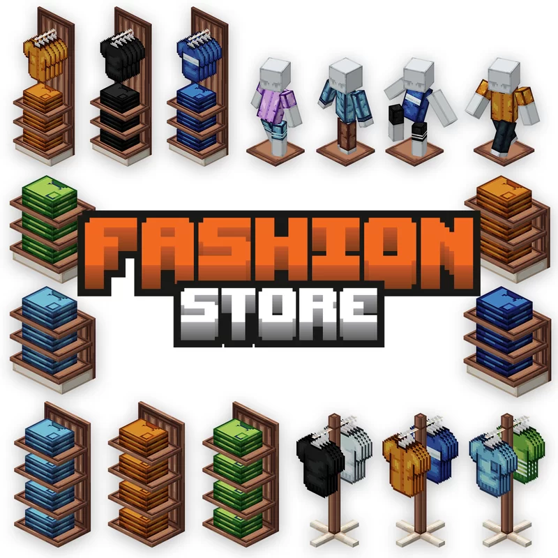 Fashion Store Furniture Volume 1 Minecraft Texture Pack