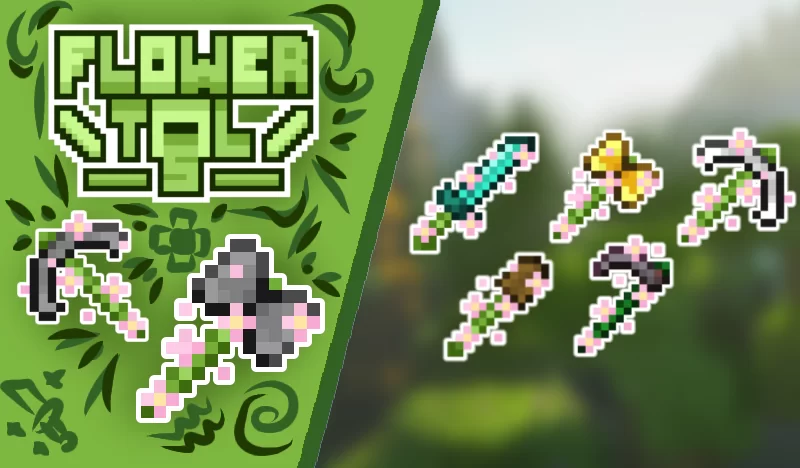 Flower Tools (Remake) Minecraft Texture Pack