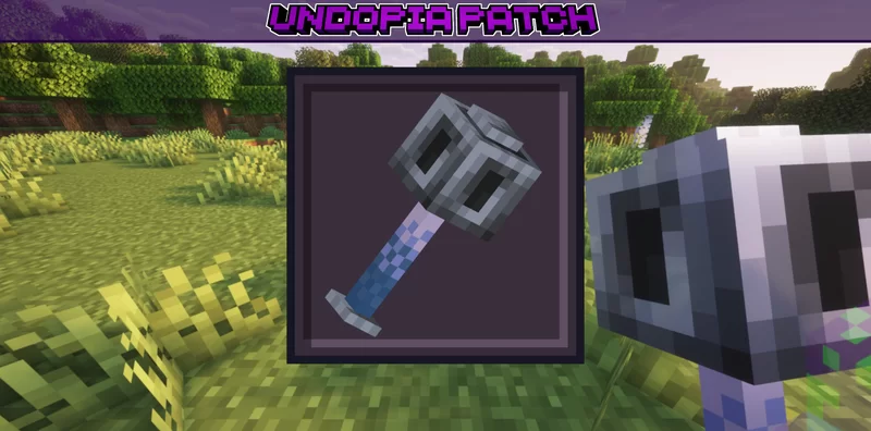 Undopia 3D Mace Minecraft Texture Pack