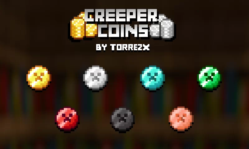 Torrezx-Creeper coins !!!! Minecraft Texture Pack