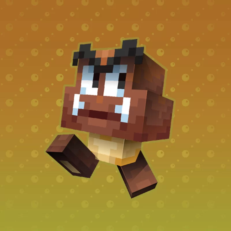 Super Mario - Goomba Minecraft Texture Pack
