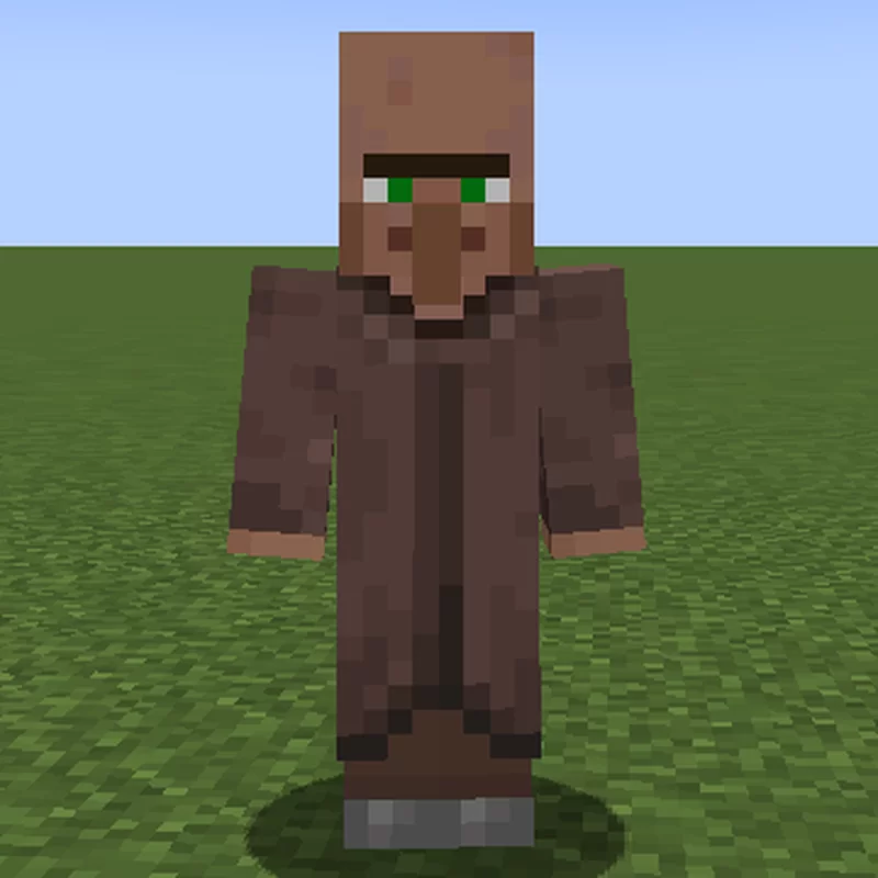 The Villager Player mix Minecraft Texture Pack
