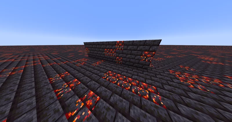 Blackstone Bricks Crimson Fungi Growth Variation Minecraft Texture Pack