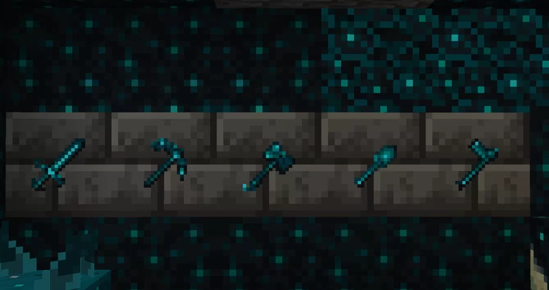 Sculk Tool Set (Netherite) Minecraft Texture Pack