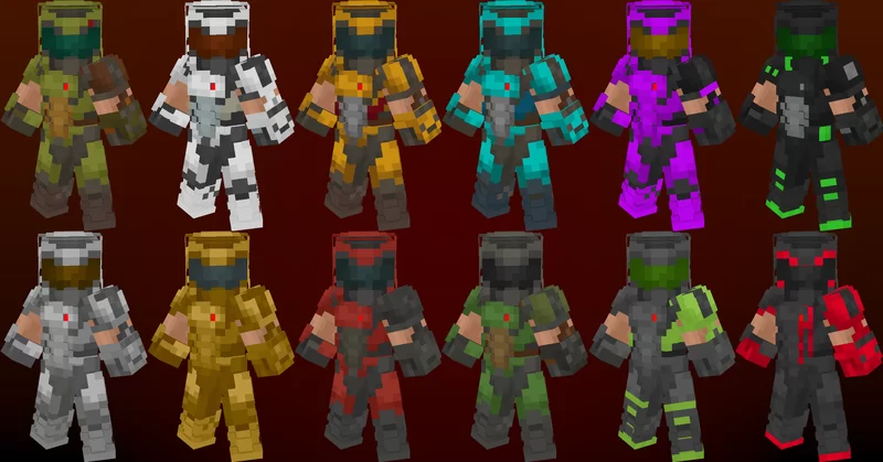 Doom Eternal Skinpack 1 Minecraft Texture Pack
