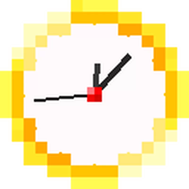 【1.21.4】Realistic Time Clock Minecraft Texture Pack