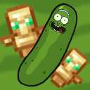 Pickle Rick Totem of Undying Minecraft Texture Pack