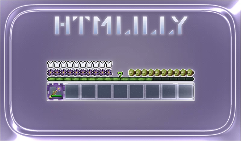Htmlilly's personalized hotbar - Kiwis and purple pansies Minecraft ...