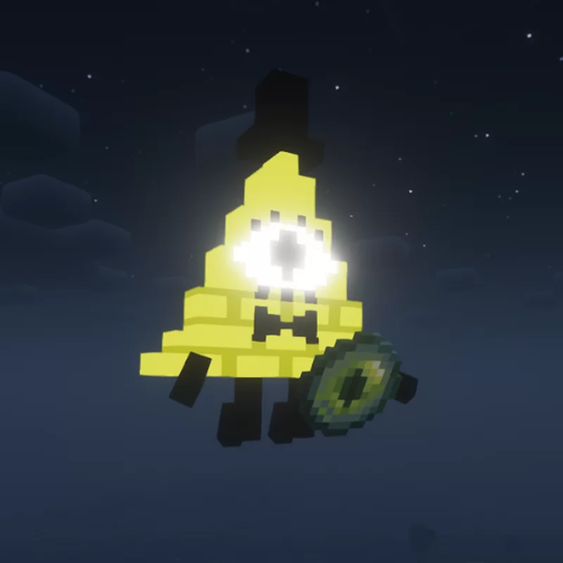 My friend Bill Cipher :) Minecraft Texture Pack