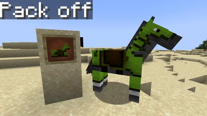 Fixed Leather Horse Armor Minecraft Texture Pack