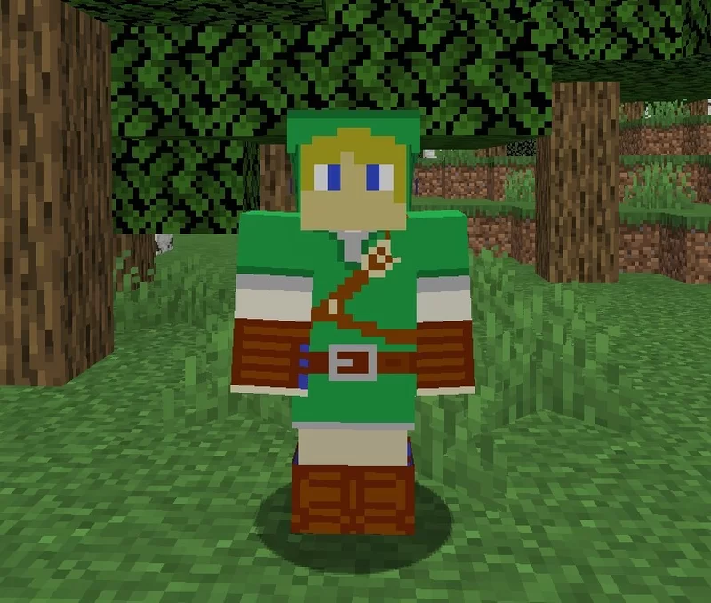 Legend of Zelda Hero's Tunic Texture Pack Minecraft Texture Pack