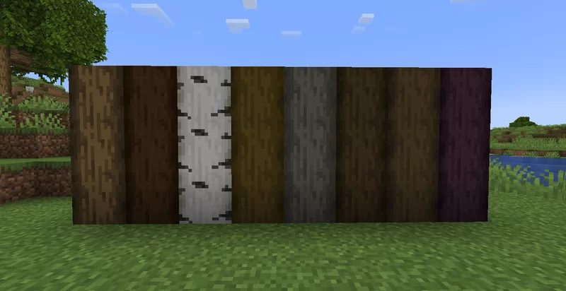 Polished Basalt like Logs Minecraft Texture Pack