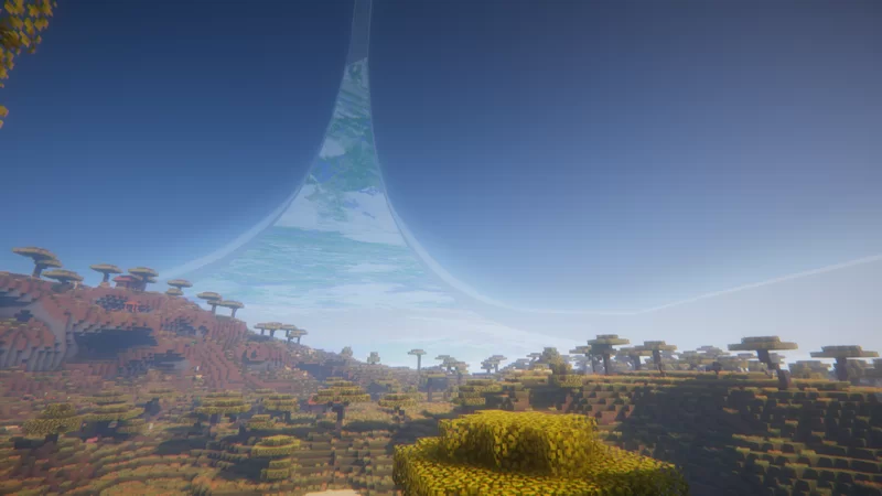 Halo ring skybox texture V1 (Optifine required) Minecraft Texture Pack