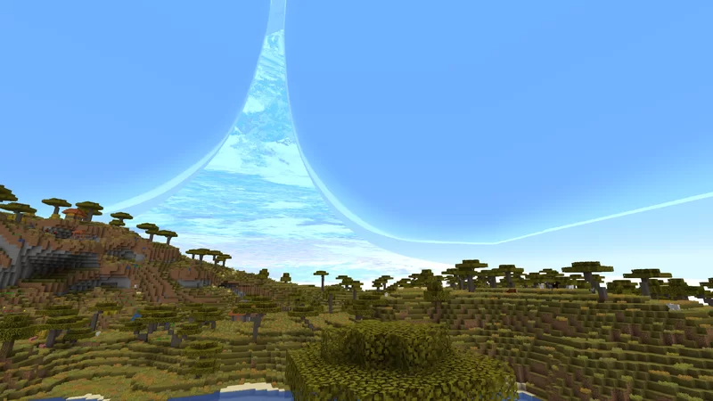 Halo ring skybox texture V1 (Optifine required) Minecraft Texture Pack