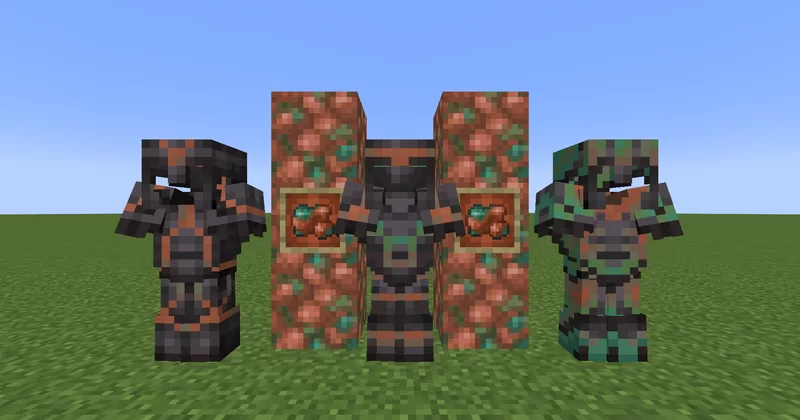 Raw Copper Armor Trim Color Palette Minecraft Texture Pack