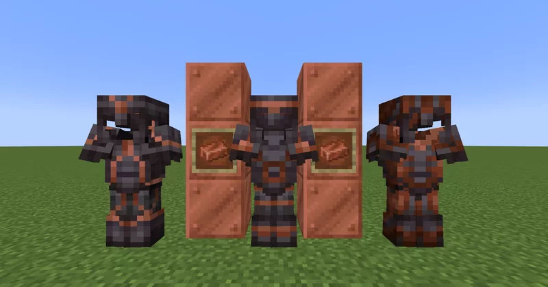 Raw Copper Armor Trim Color Palette Minecraft Texture Pack