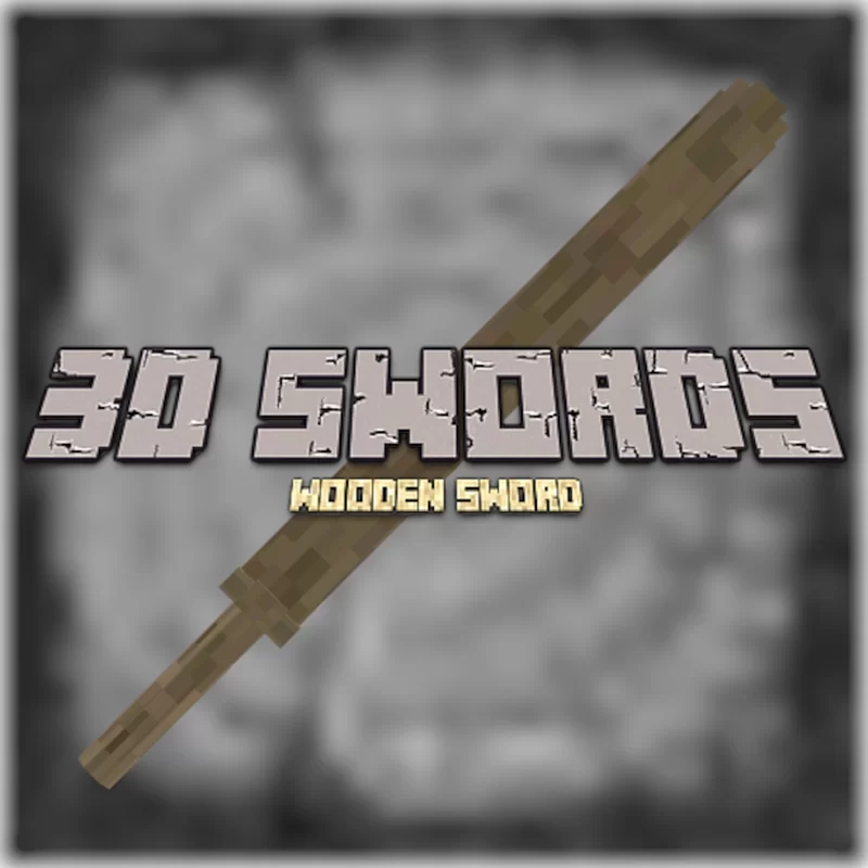 3D Swords - Training Wooden Sword Minecraft Texture Pack