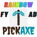 RainBow Diamond Pickaxe 1.21.1 Minecraft Texture Pack