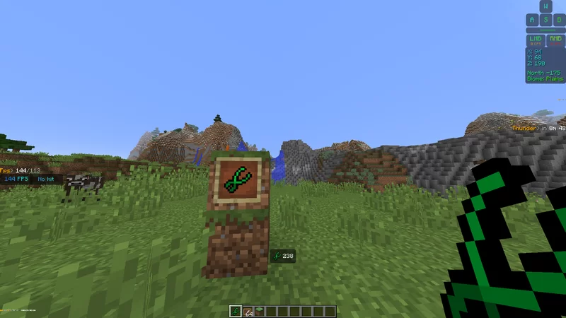 Green Scissors Minecraft Texture Pack