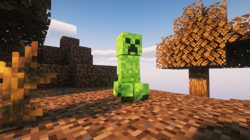 Grassy Creeper Minecraft Texture Pack
