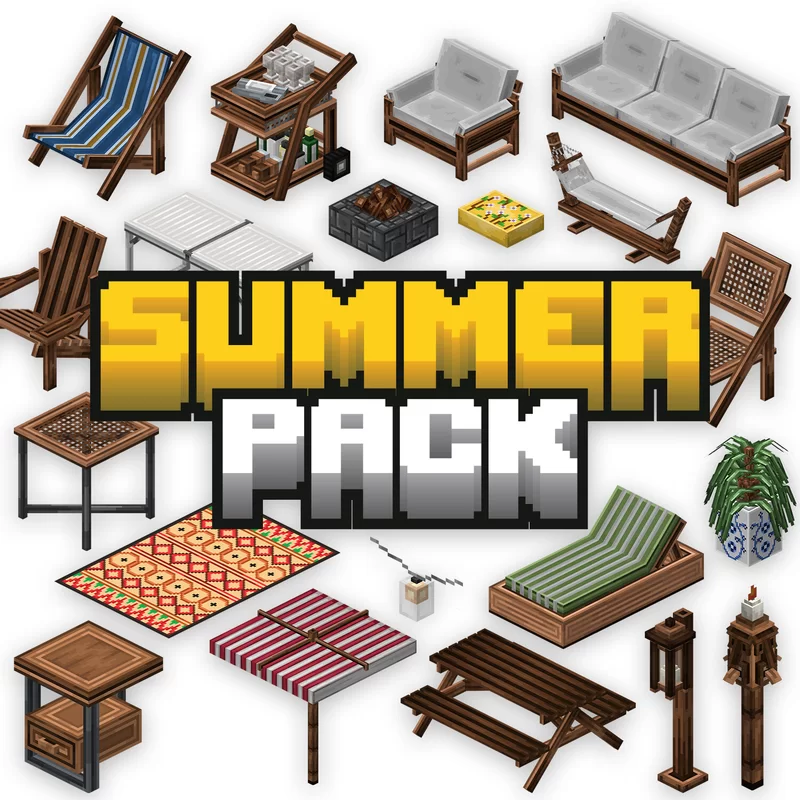 Summer Furniture Volume 1 Minecraft Texture Pack