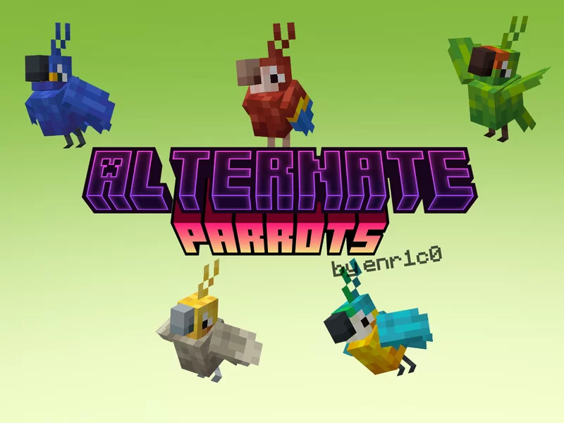 Alternate Parrots Minecraft Texture Pack