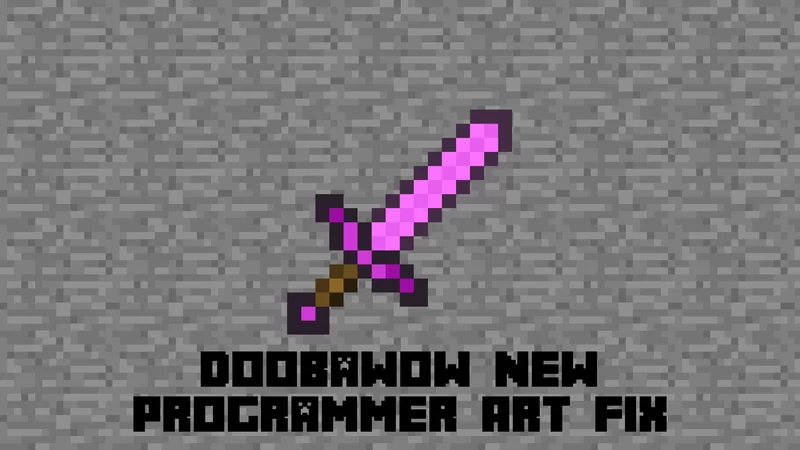 Doobawow New! Programmer Art Fix (1.21.1) Minecraft Texture Pack