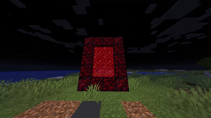 Red nether portal Minecraft Texture Pack