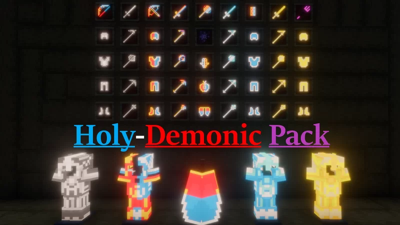 Holy-Demonic [PvP]Pack [1.16-1.21.10] Minecraft Texture Pack
