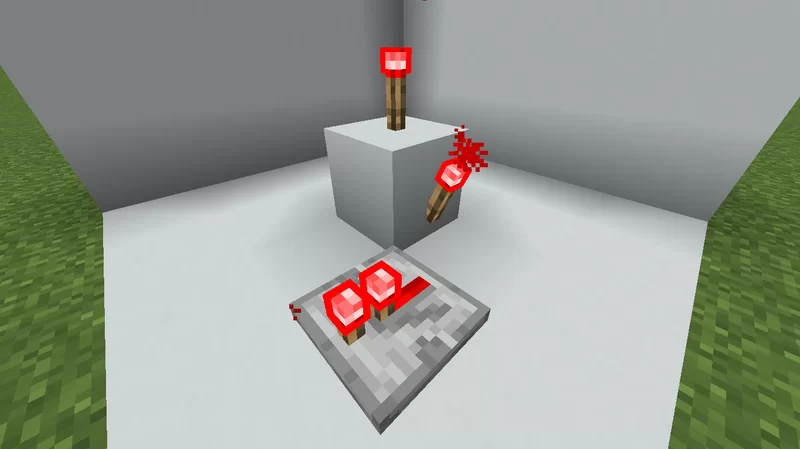 New Redstone Torch Backport Minecraft Texture Pack