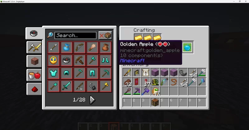 Diamond apple Minecraft Texture Pack