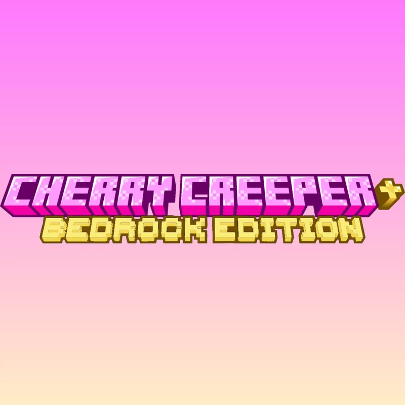 Cherry Creeper + and Remake Bedrock Edition Minecraft Texture Pack