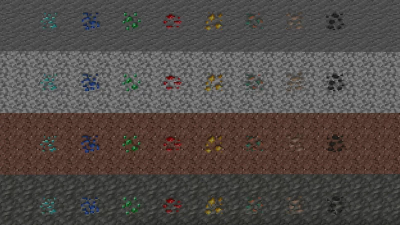 CTM Ore Overlays Minecraft Texture Pack